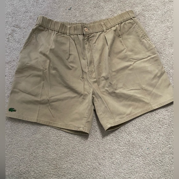 Izod Lacoste | Shorts | Izod Lacoste Mens Beige Shorts | Poshmark